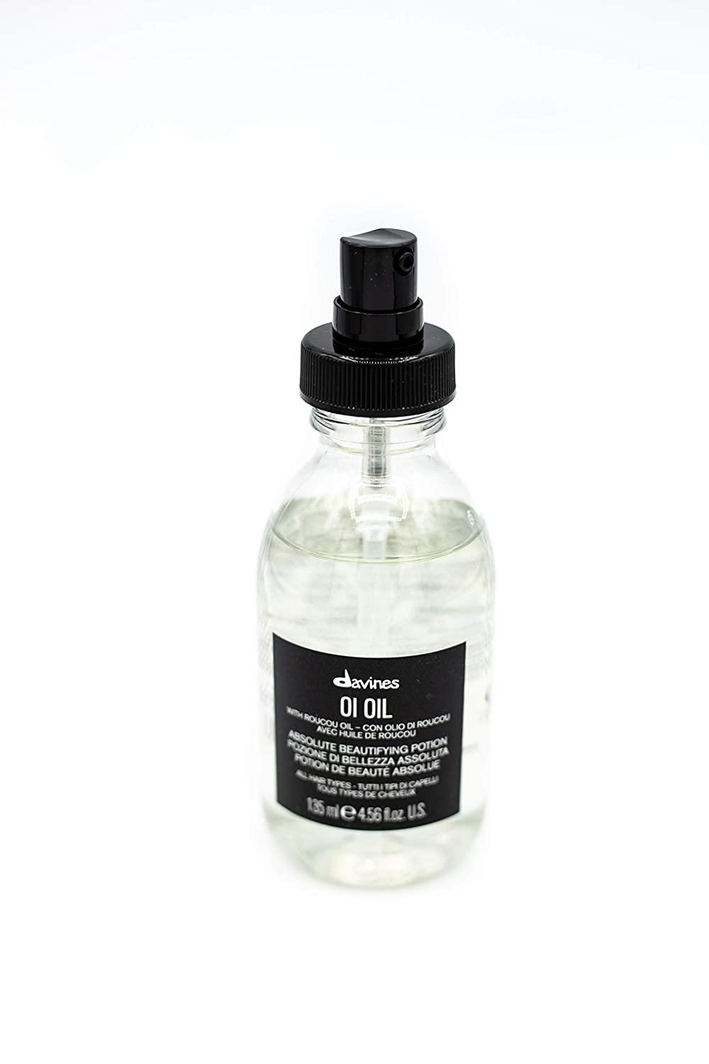 Davines OI Oil 4.56 Fl Oz | Weightless Hair Oil for Dry, Coarse & Curly ...