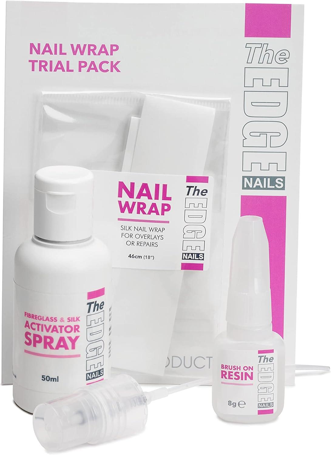 THE EDGE Silk/Fibreglass Nail Wrap Trial Kit - Strengthen & Repair ...