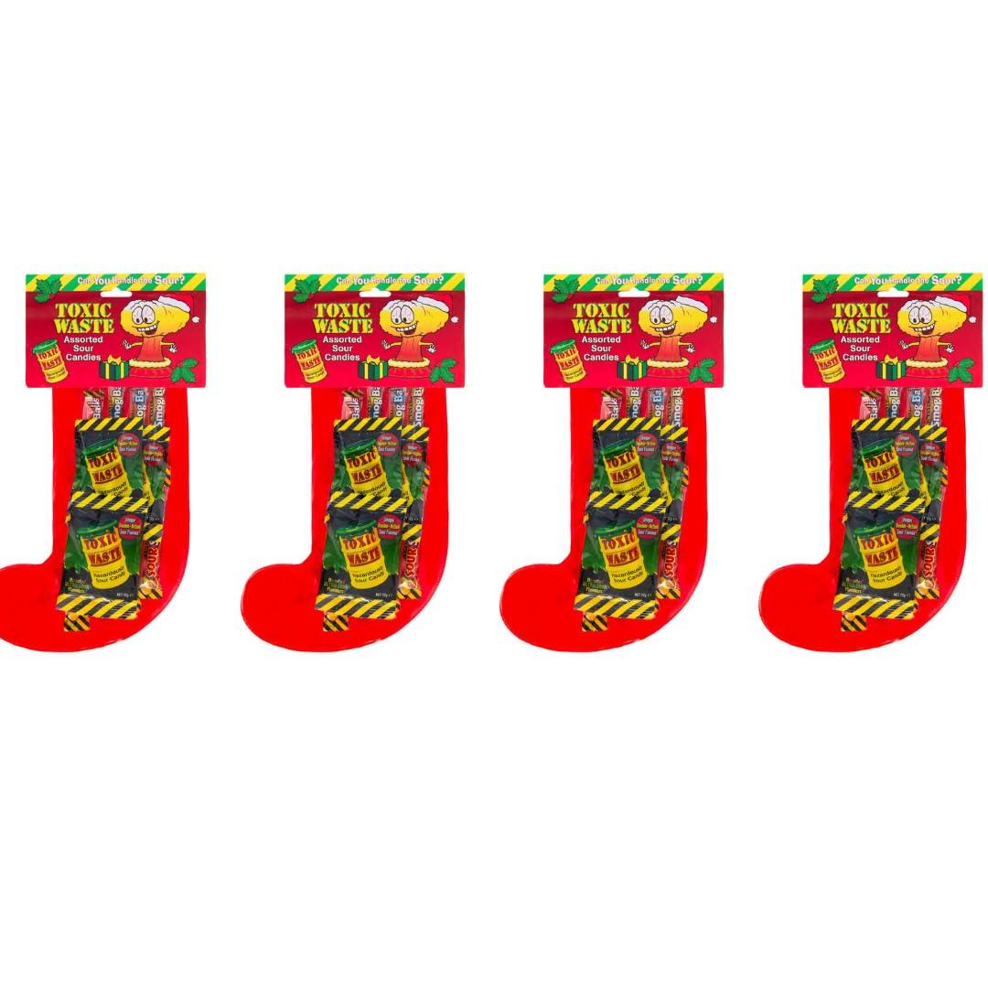 4 PK x 104g - Toxic Waste Stocking - Sour Sweet Lover Candy - Candies ...