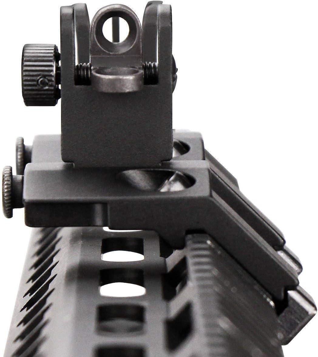KINBON 45 Degree Iron Sights - Alloy Steel Flip Up Offset Sights Fits ...