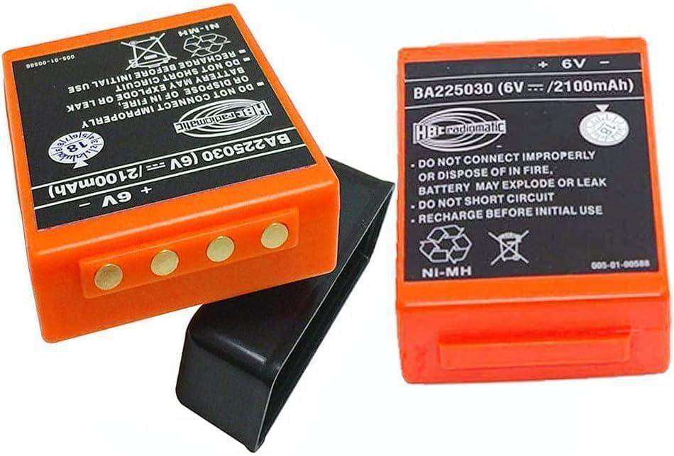 Buy 10 Pack of 6V 2100mAh HBC Radiomatic BA225030 Rechargeable ...