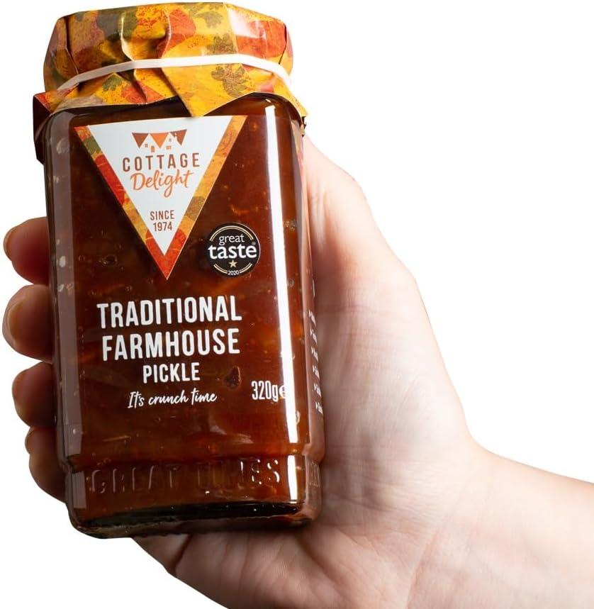 Cottage Delight Traditional Farmhouse Pickle 320g - Authentic Recipe (1 ...