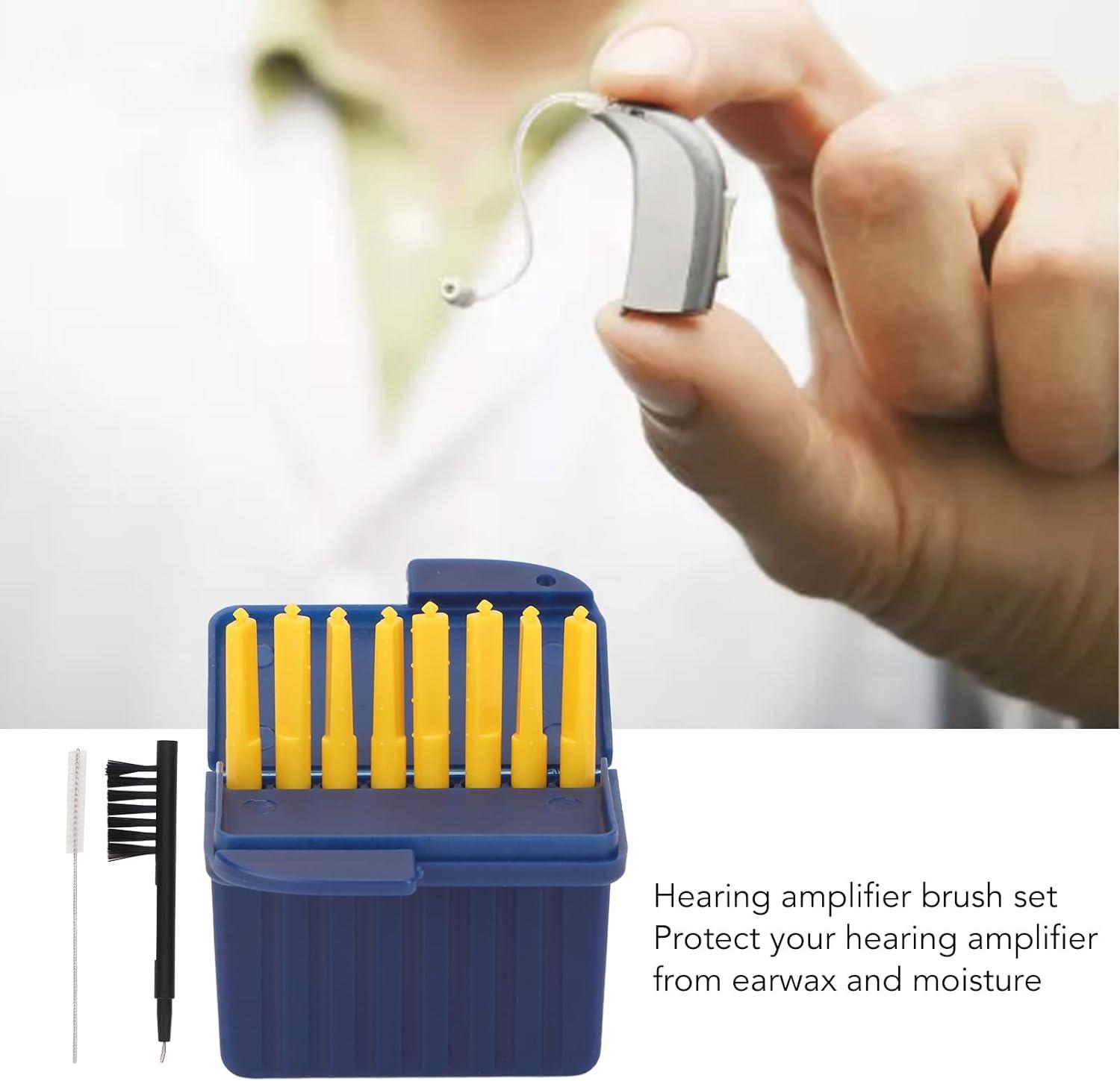 Plplaaoo Hearing Aid Cleaning Kit - Wax Guards & Cleaning Brush Tool ...
