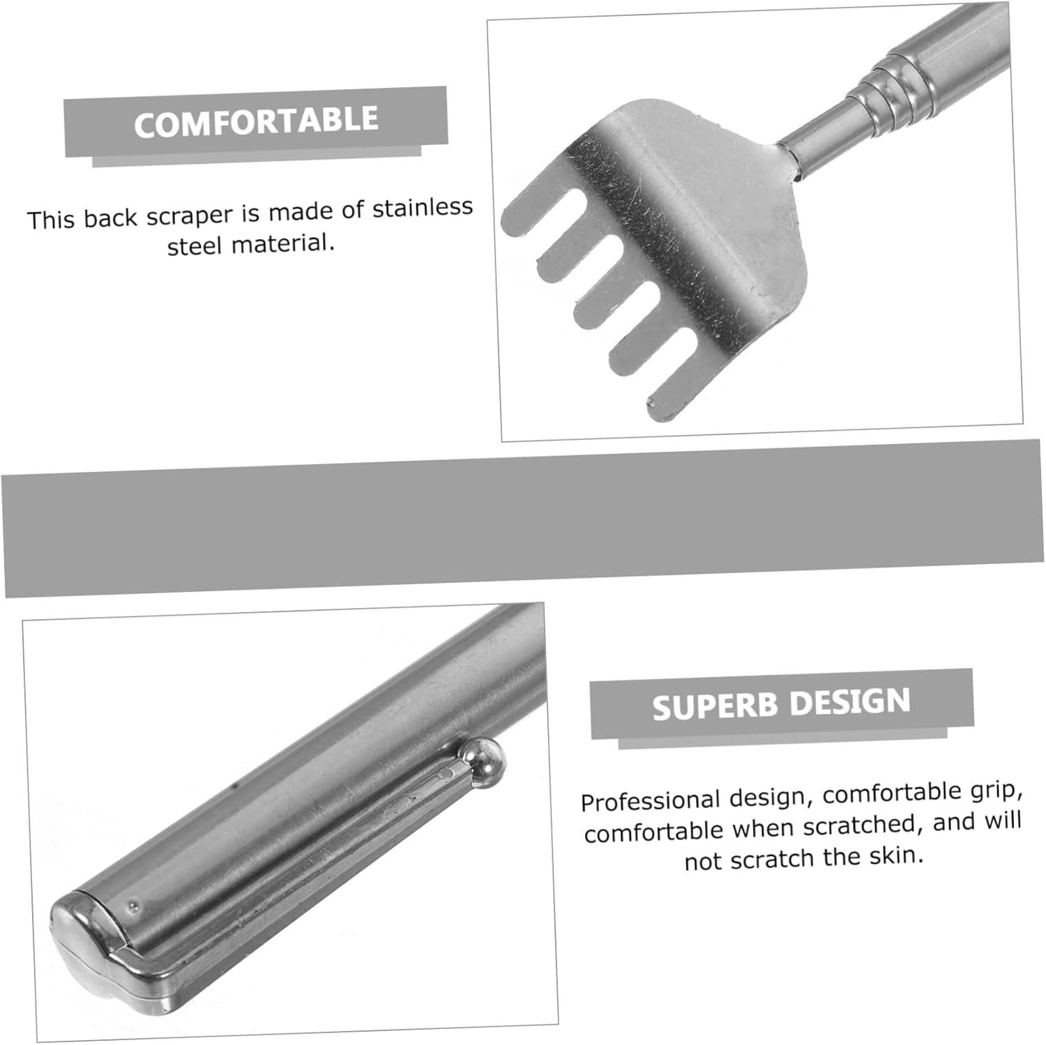 Fomiyes 24-Piece Scratch Massager - Portable Stainless Steel Back & Arm ...