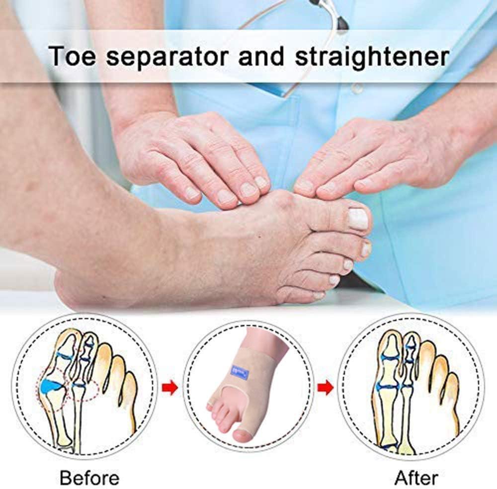 ENPAP Toe Spacers - Big Splint Protectors with Silicone Separators for ...