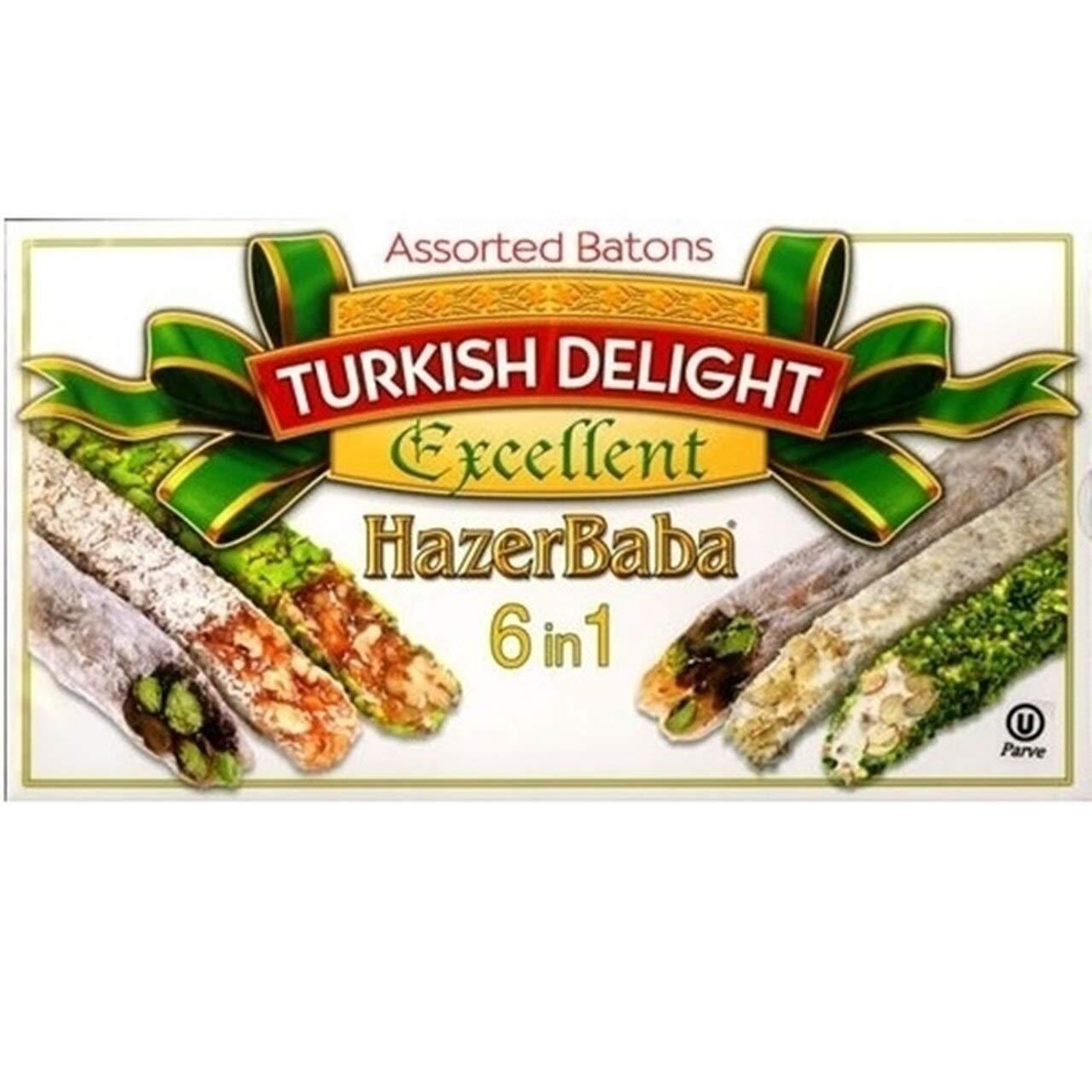 Hazer Baba Mixed Turkish Delight Assorted Batons 350g - Exquisite ...