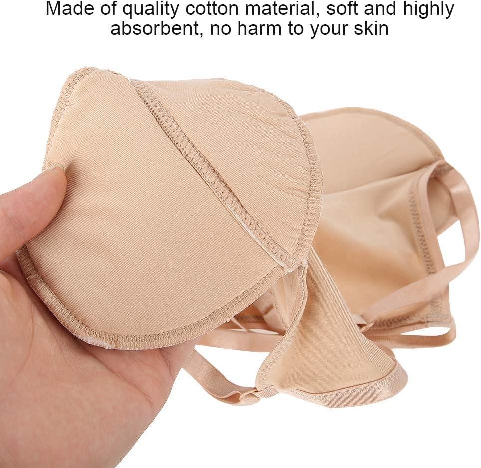 Adjustable Reusable Underarm Sweat Pads - Skin Color Armpit Guards with ...