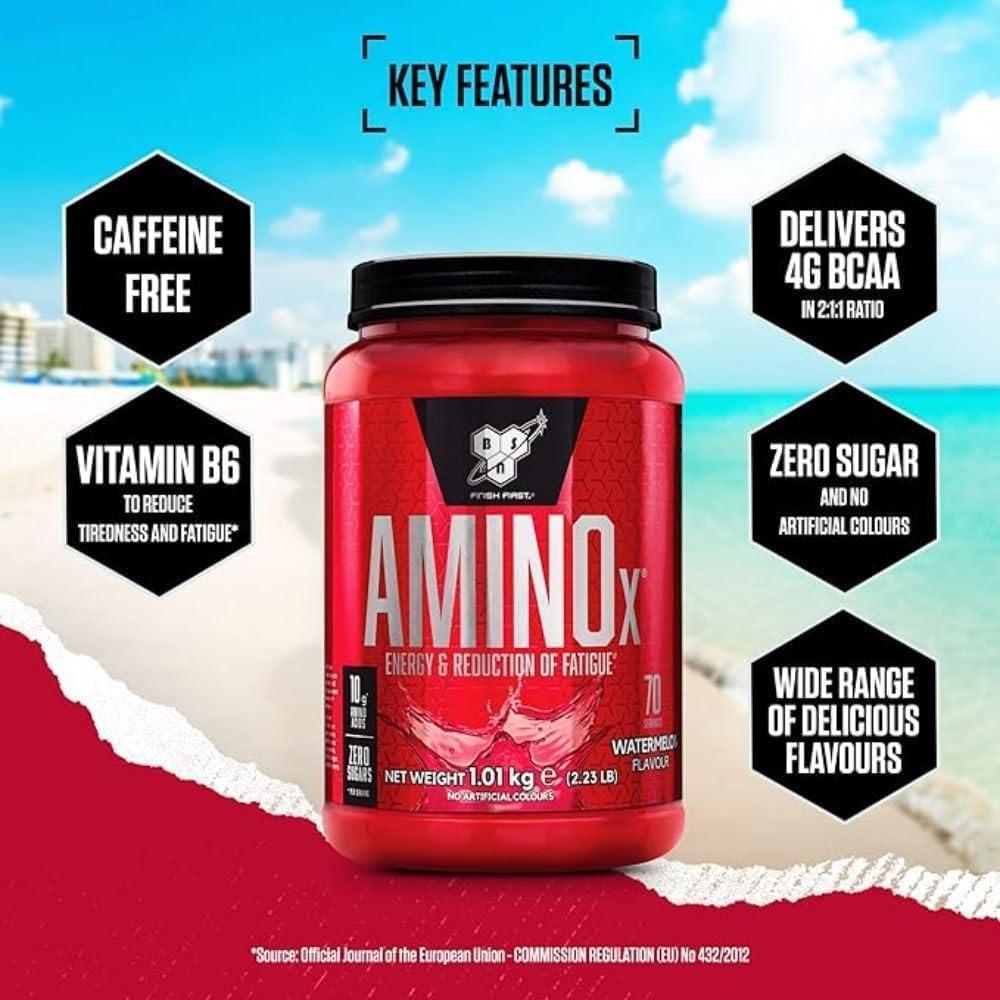 BSN Nutrition Amino X Supplement with Vitamin D Vitamin B6 and Amino ...