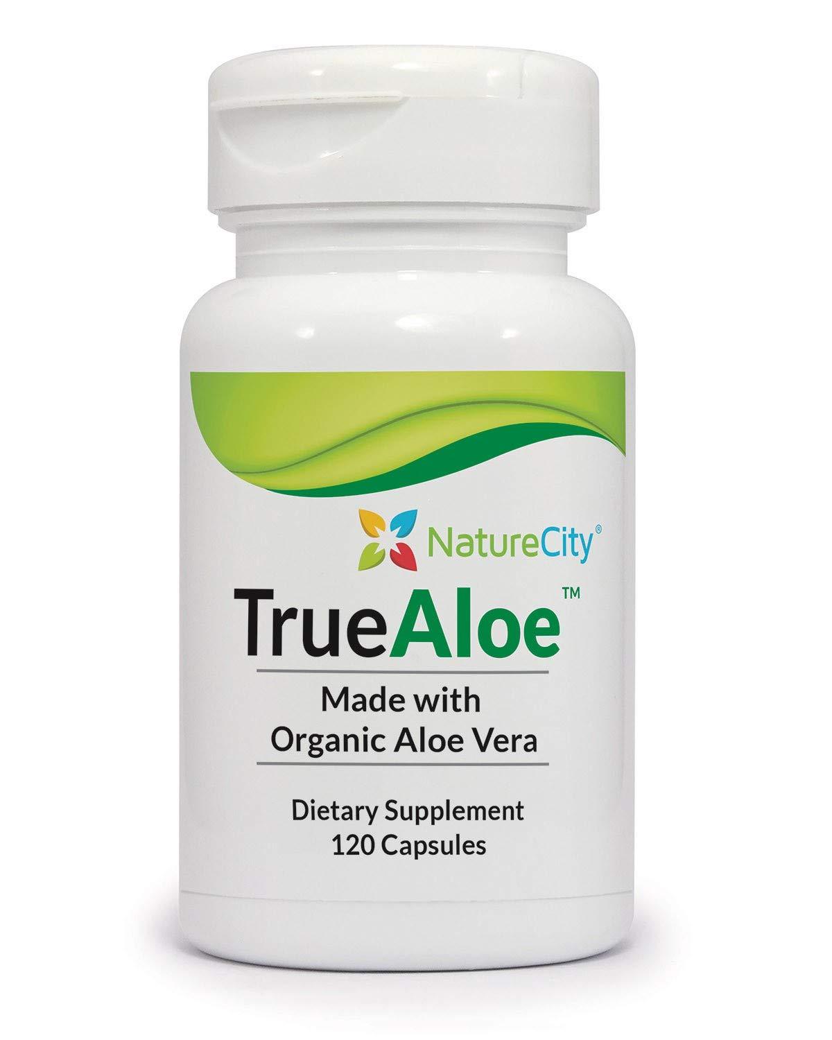 NatureCity True-Aloe 40,000mg Gel Capsules - 120ct (400mg Each) | Buy ...