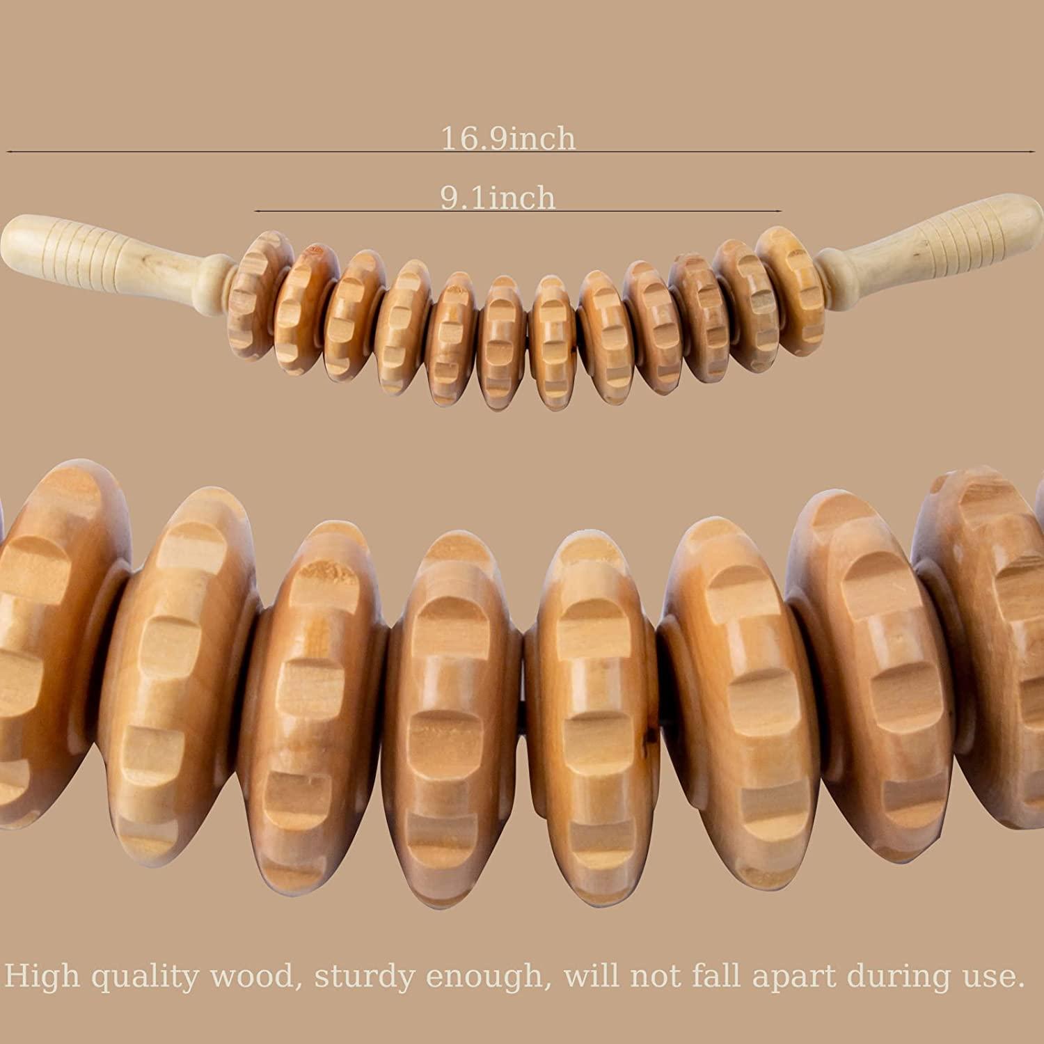 Wumimi Wood Therapy Roller Stick - Handheld Maderoterapia Colombiana ...