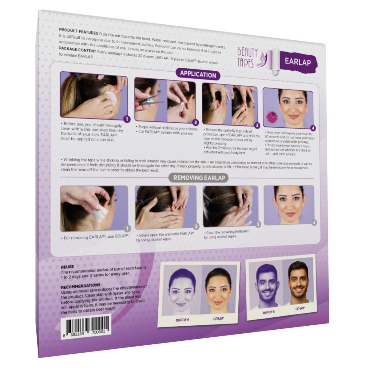 EARLAP Cosmetic Ear Corrector - Non-surgical Solution for Prominent ...