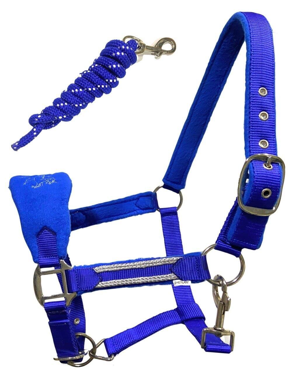 Equipride LUXURY FLEECE UNICORN HEADCOLLAR SET LEAD ROPE FULL-MINI ...