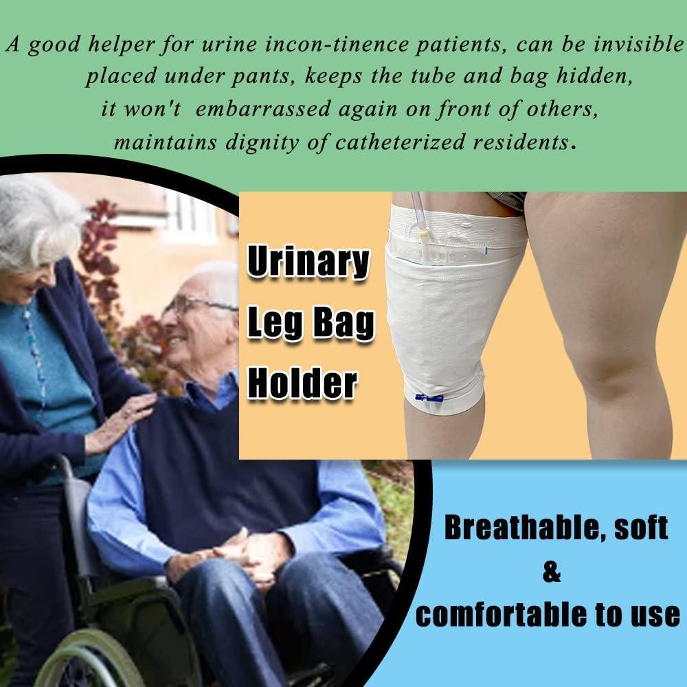 Urinary Leg Bag Holder for Incontinence - Thigh Foley Drainage ...