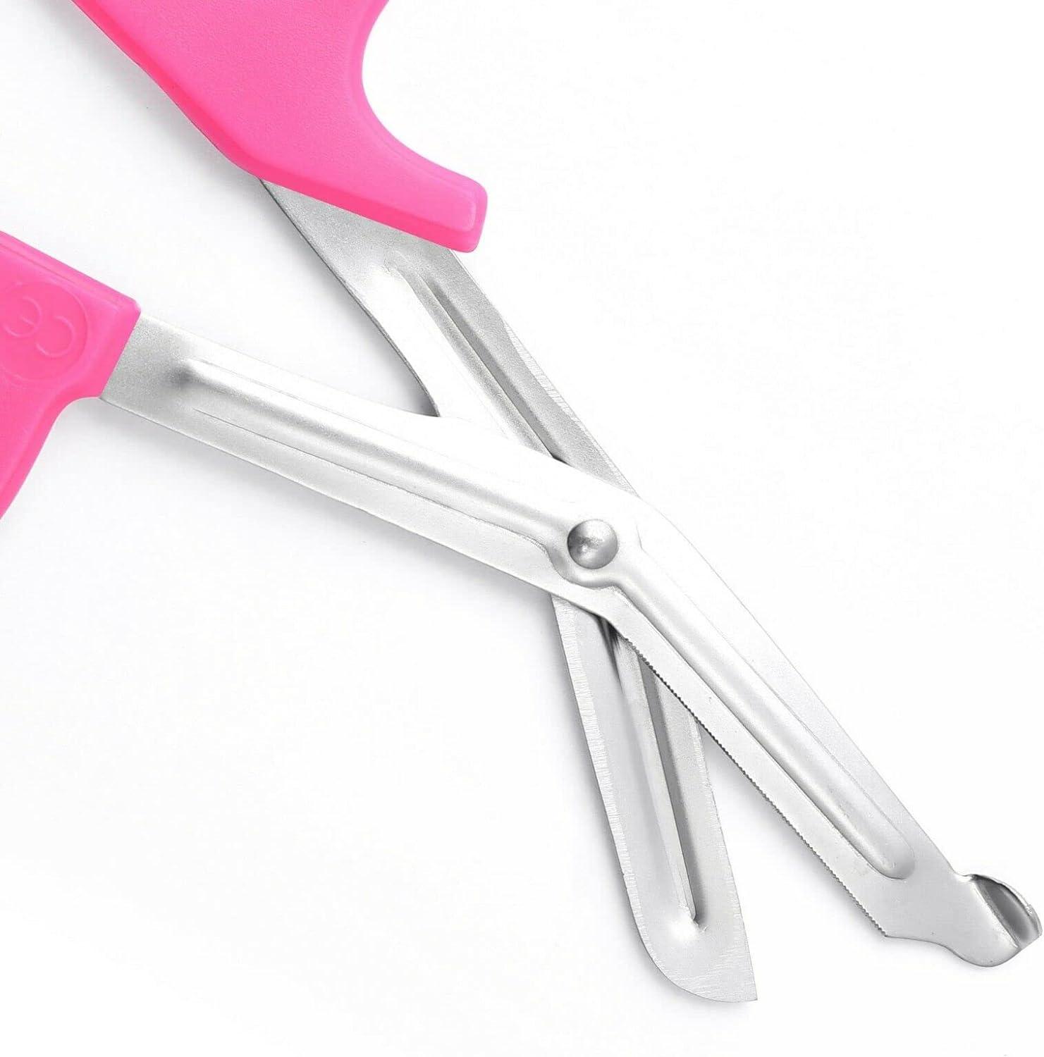 CE Certified Pink 7.5 Utility Bandage Scissor | Tuff Cut Fire Rescue ...