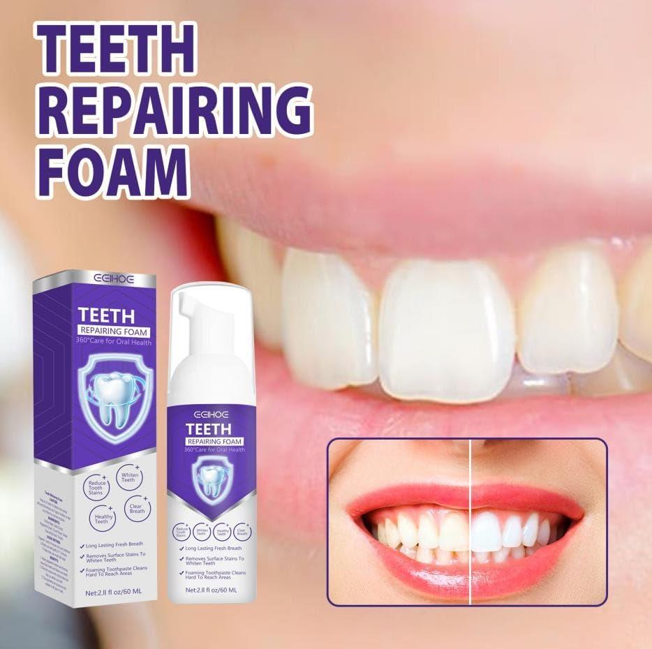 Teeth Repairing Foam & Whitening Mouthwash - Eliminate Bad Breath ...