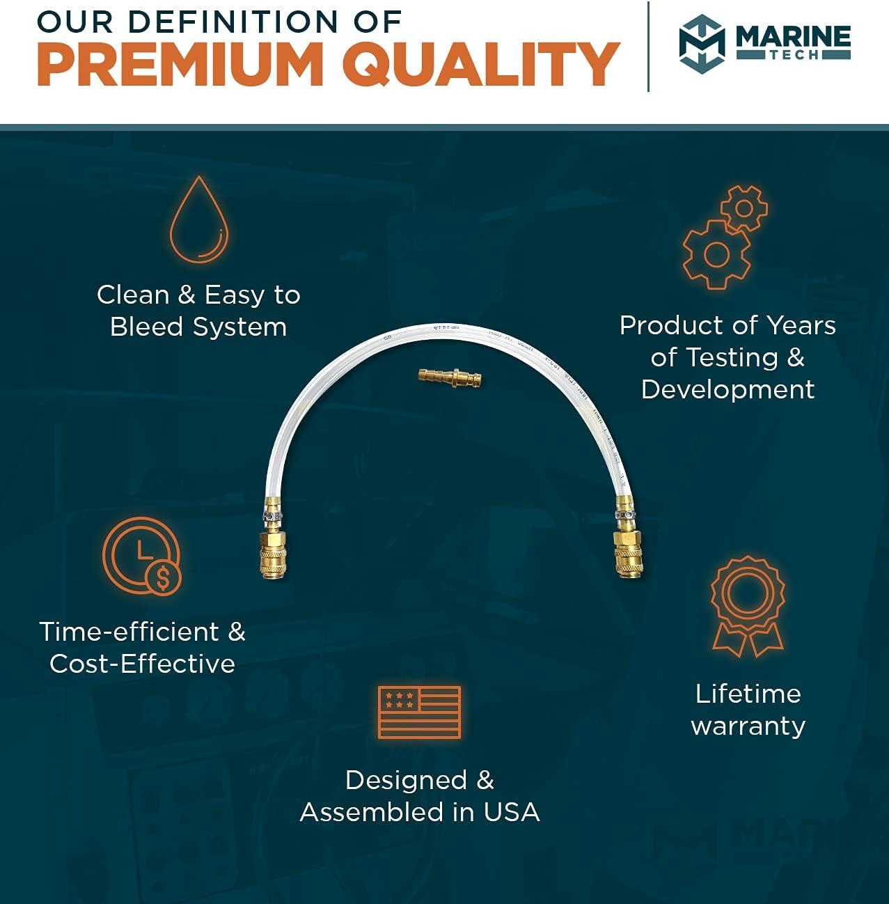 Marine Tech Tools Seastar Hydraulic Steering Kit - Bleed Tube - Fits ...