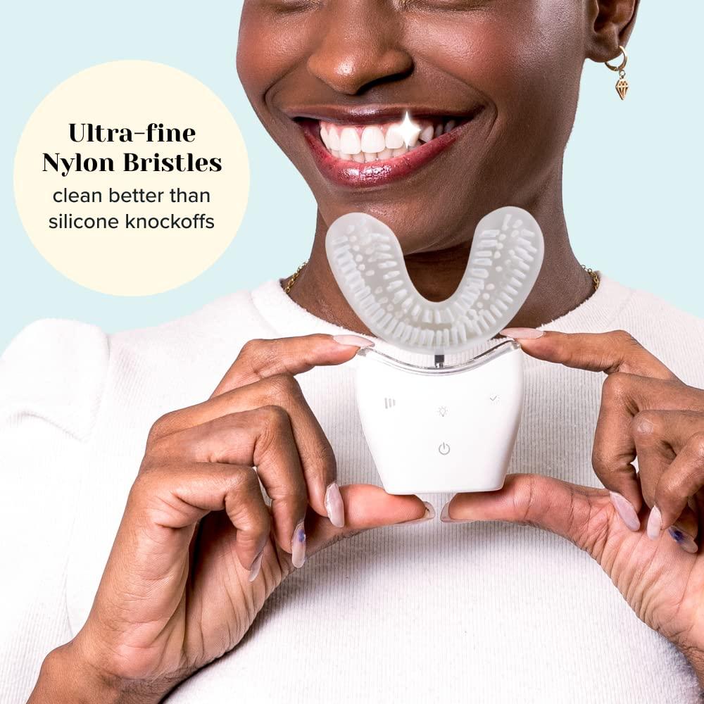 AutoBrush Pro Adults U-Shaped Automatic Toothbrush - Soft Nylon ...