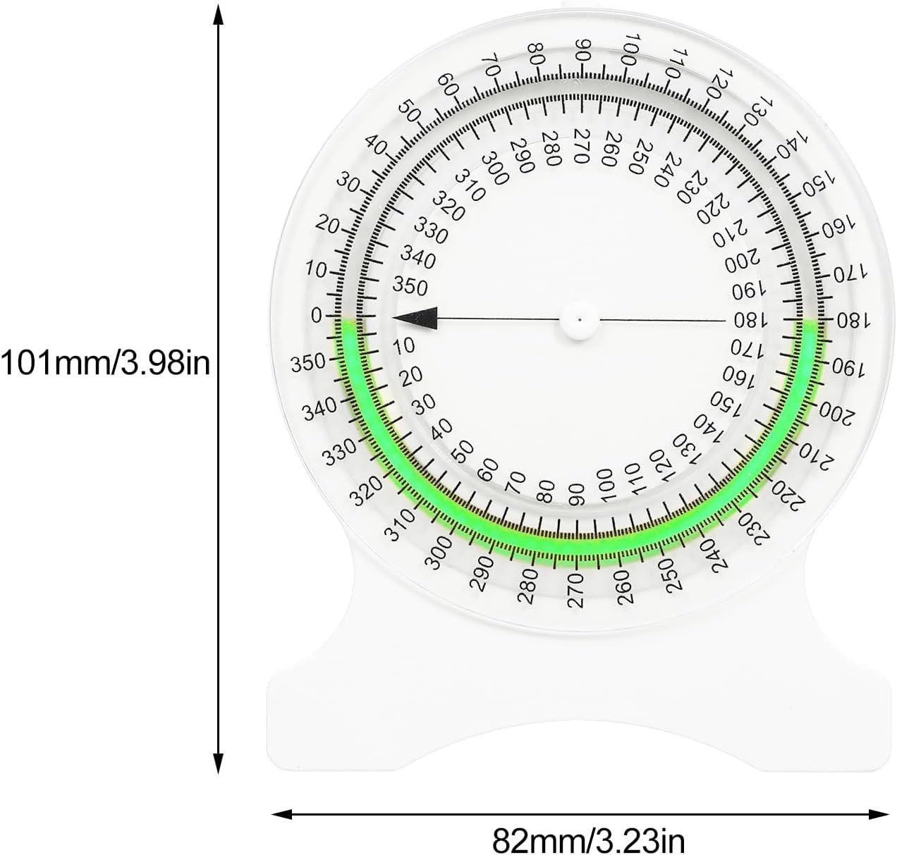 XIXIAN Inclinometer Therapy Inclinometer PT Inclinometer ROM Range of ...