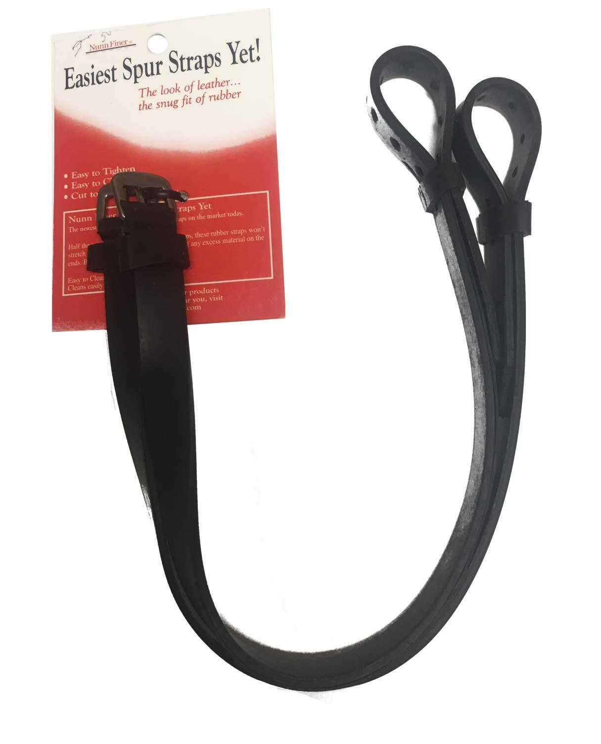 Nunn Finer Rubber Spur Straps - Easy to Use - Black | Buy Now with ...