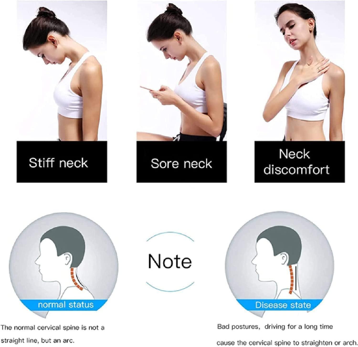 Spuzzo Neck Correction Repair Collar - Breathable Back Support Bandage for Optimal Spine ...