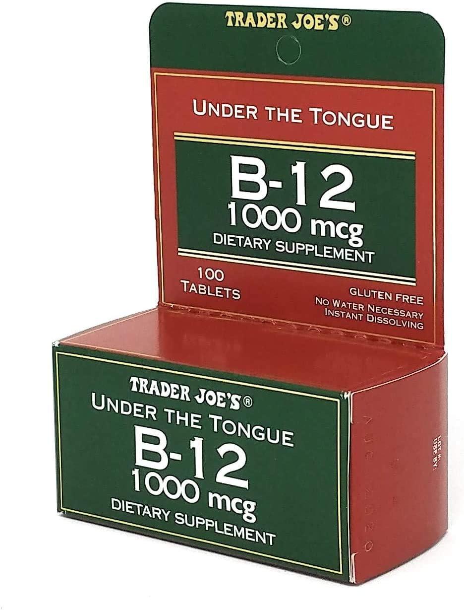 Trader Joe's B-12 1000 mcg Dietary Supplement - 100 Tablets | Buy Now with Express International ...
