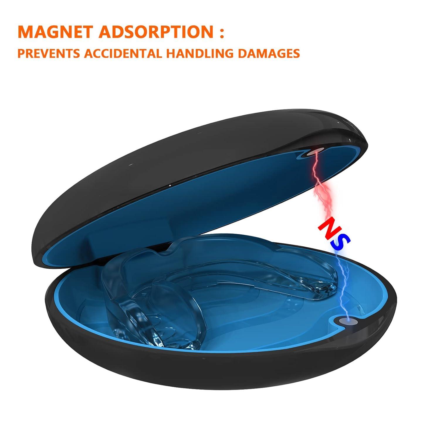 Solid Black Orthodontic Retainer Case | Durable Retainer Storage | Buy ...