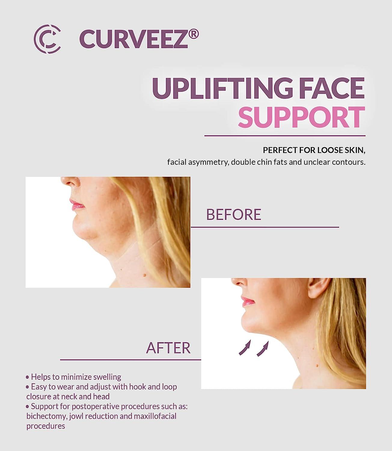 Women's Chin Post Surgery Lipo Compression Slimmer Strap (L-XL) - Faja ...