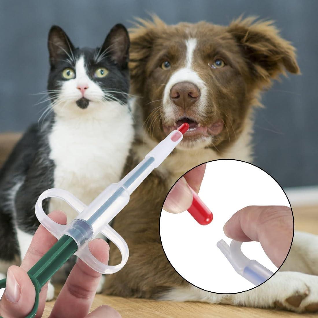 XPEX 3 Pack Cat Tablet Dispenser - Medication Feeder Syringe for Cats ...