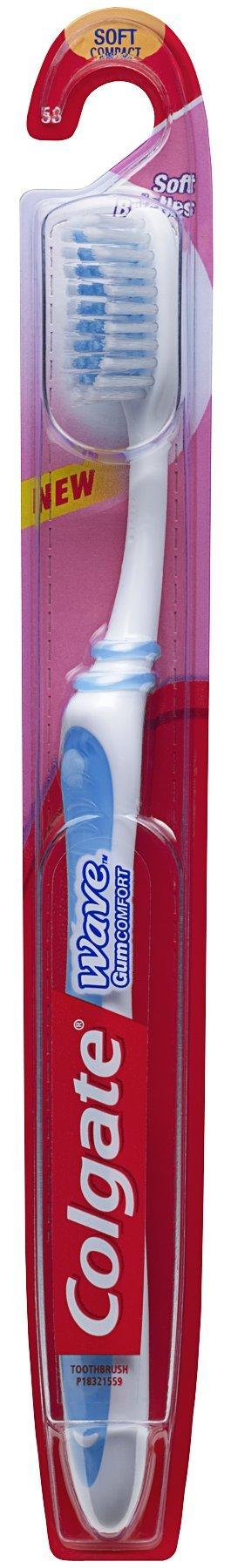 Colgate Wave Gum Comfort Extra Soft Toothbrush (Pack of 8) - Compact ...