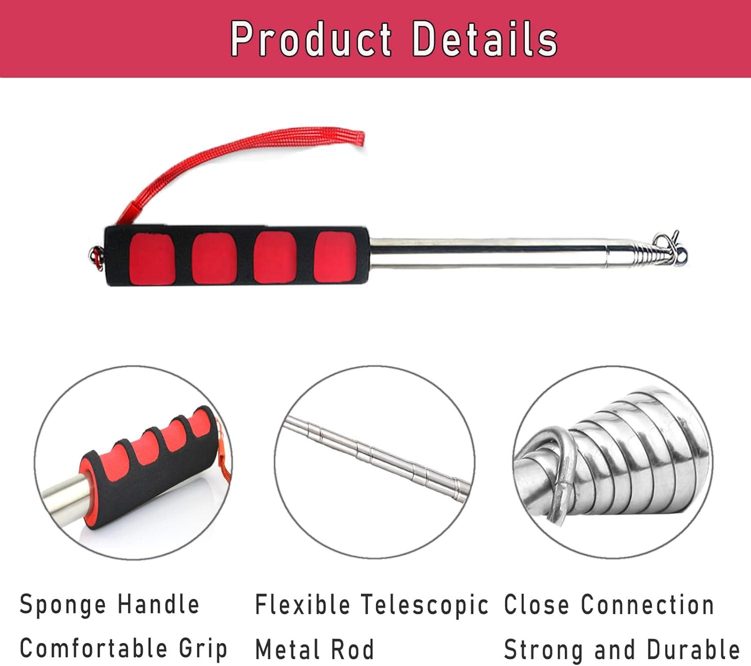 Horse Training Flag with Extendable Stainless Flagpole 5 Color ...
