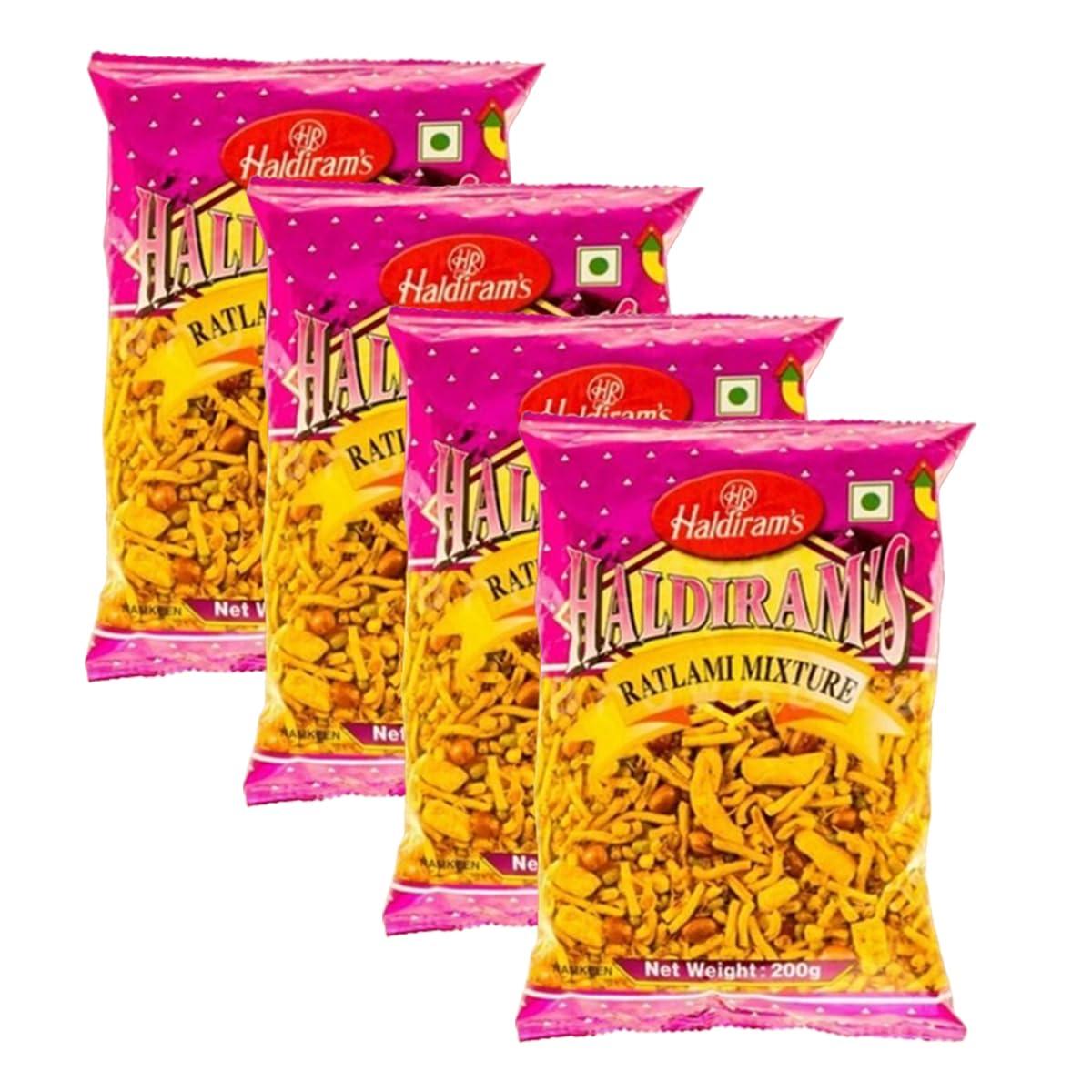 Haldiram s Savory Snacks Easy to Carry Anywhere Crispy Crunchy & Spicy Delicious Indian Namkeen ...