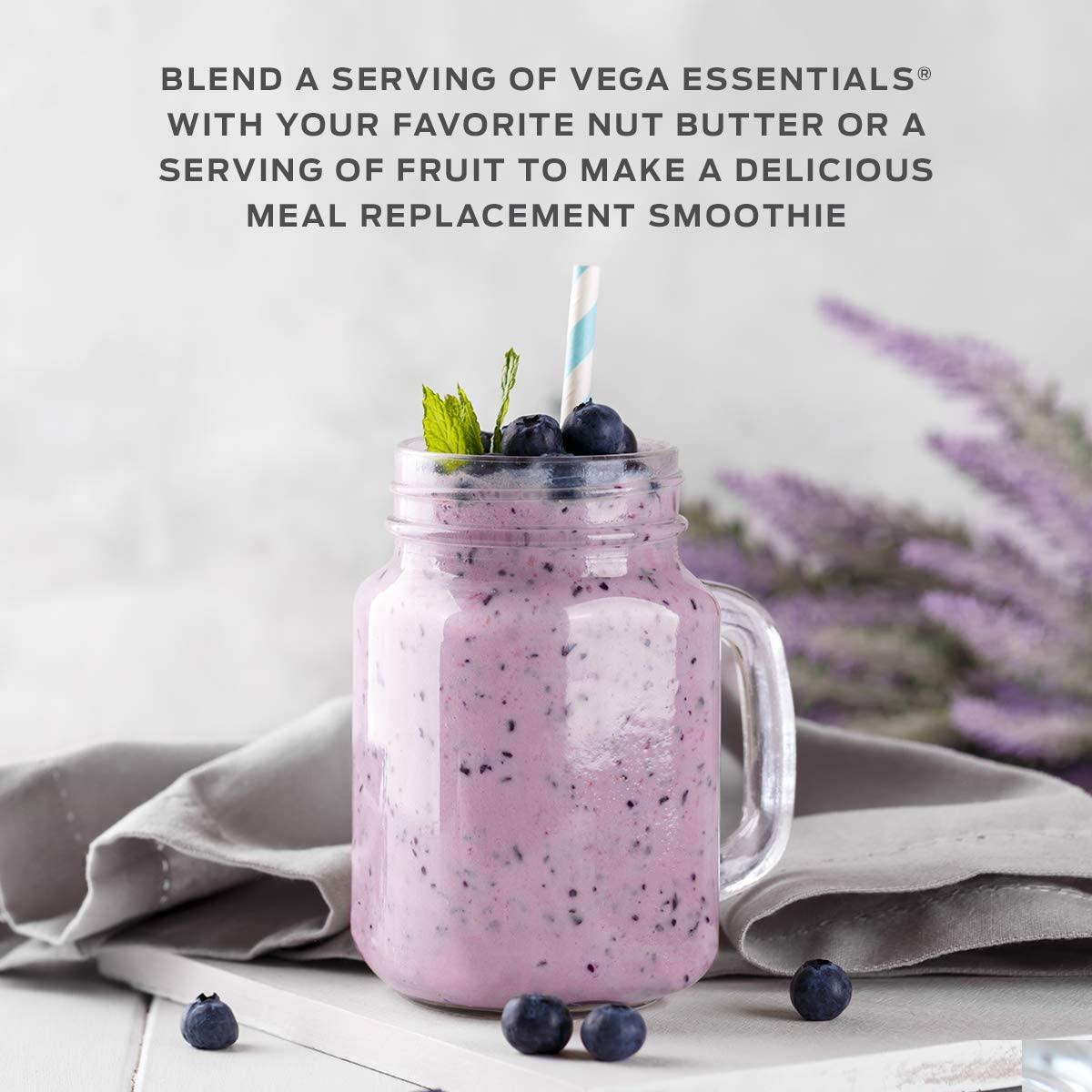 Vega Essentials Chocolate Plant Based Protein Powder - Vegan Superfood ...