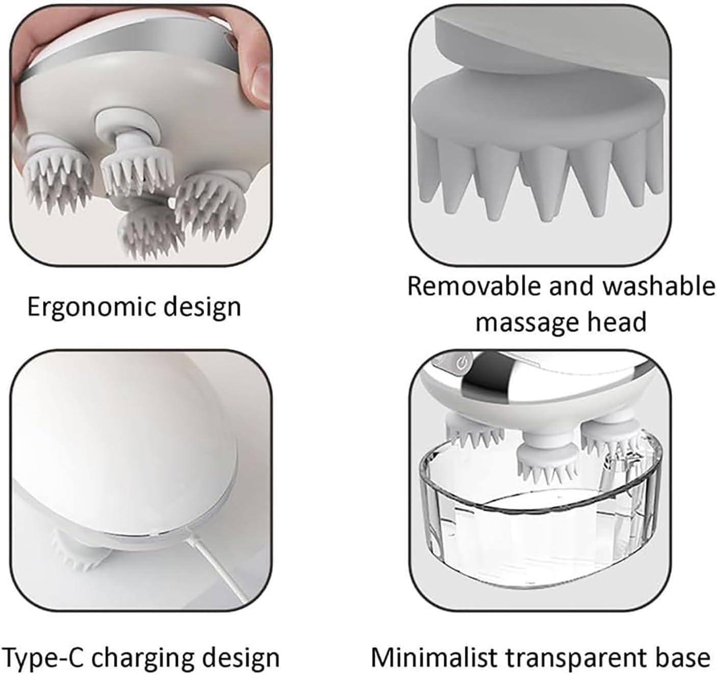 Scalphero - Smart Scalp Massager for Hair Growth | Portable Waterproof ...