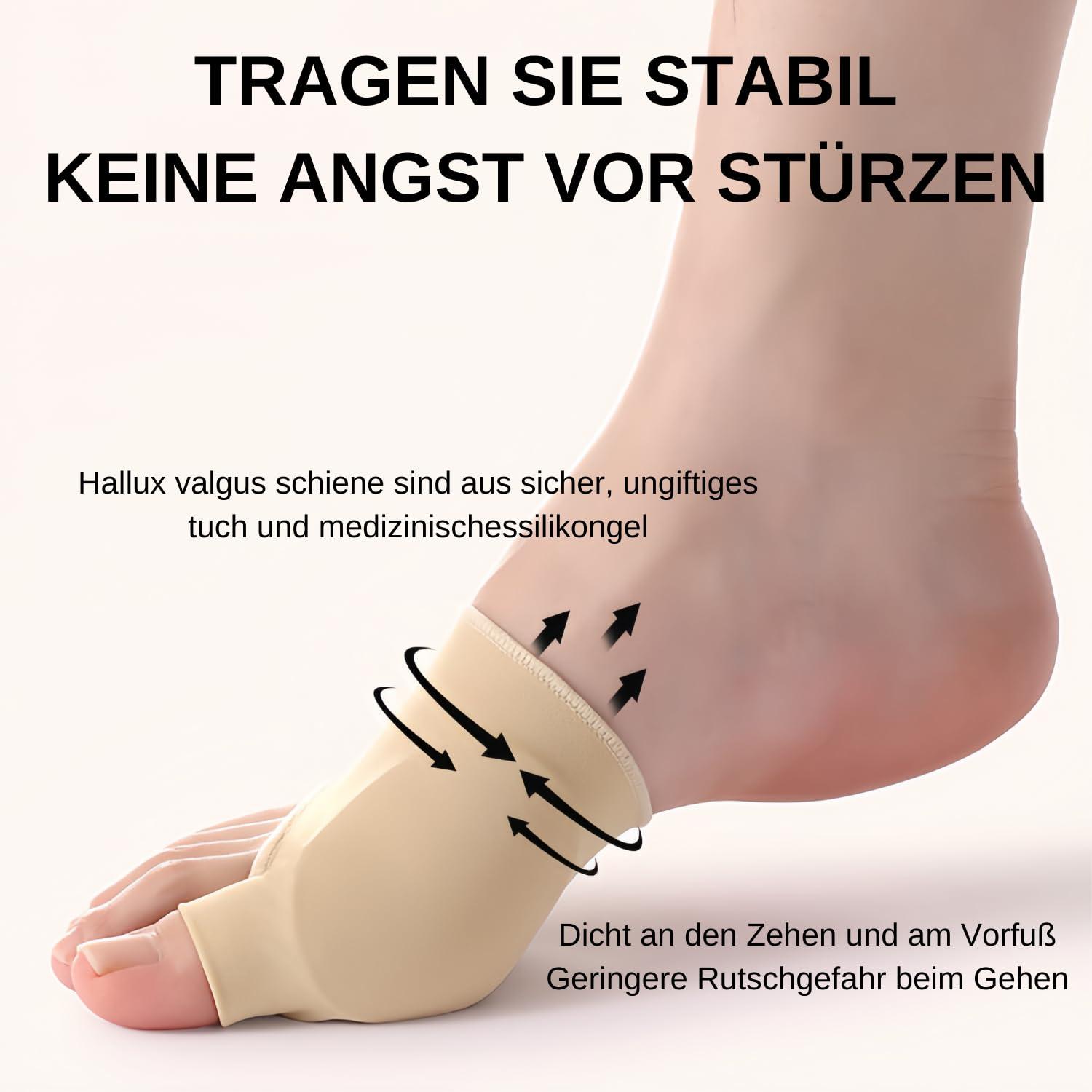 Hallux Valgus Correction Kit - Bunion Corrector & Toe Splints with ...