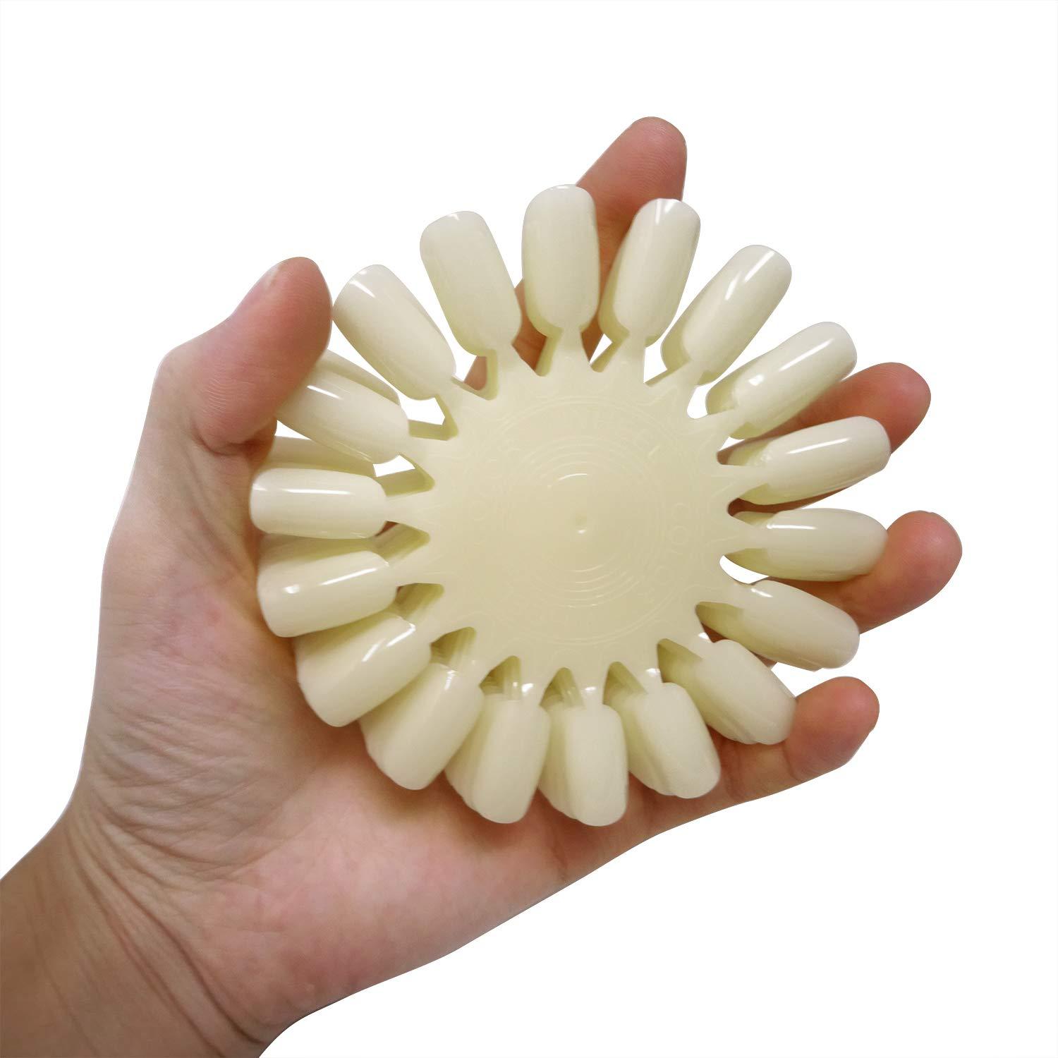 Honbay 20PCS Plastic False Nail Swatches Wheels - Manicure Color ...