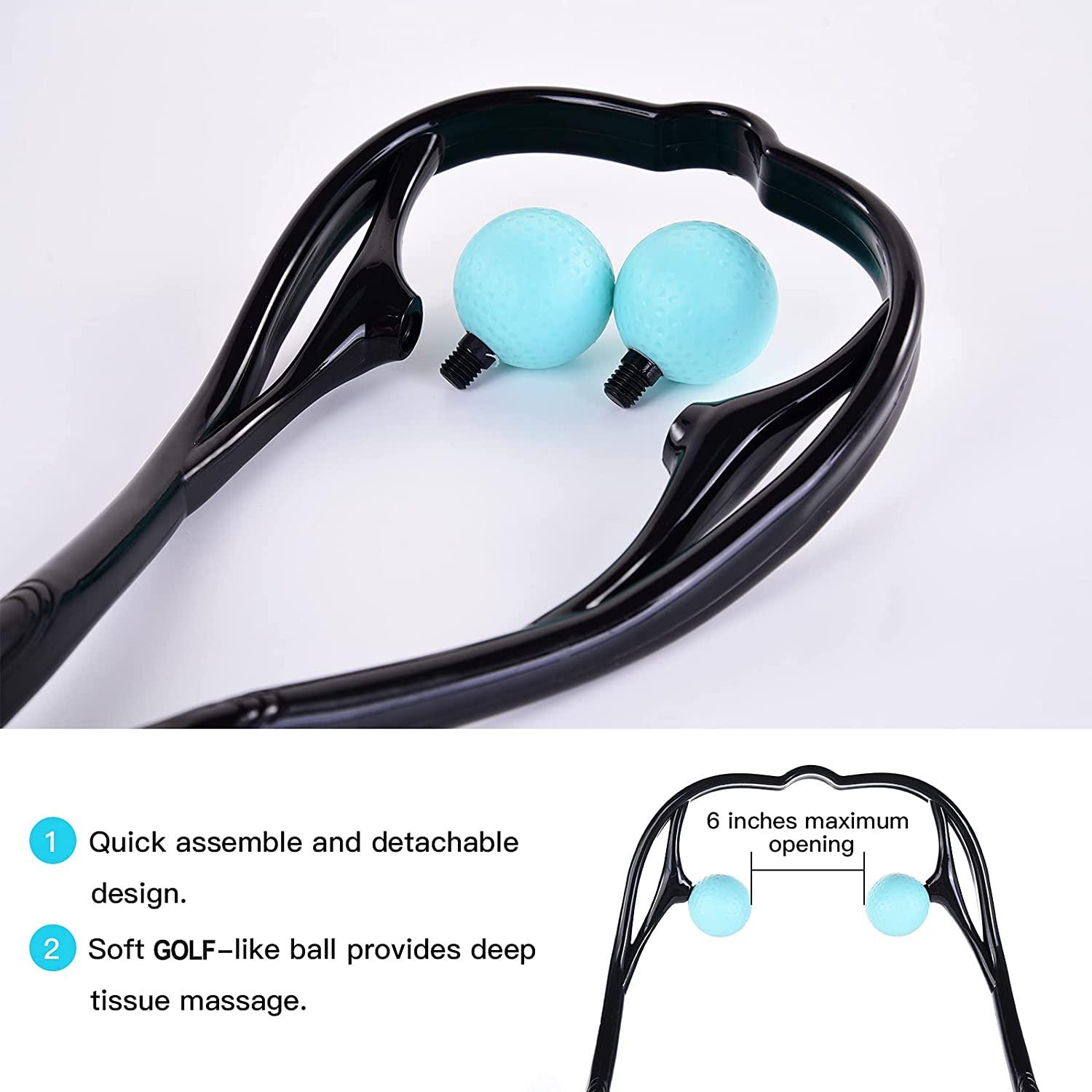 Veewook Handheld Manual Neck Massager - Shiatsu Deep Tissue Trigger ...