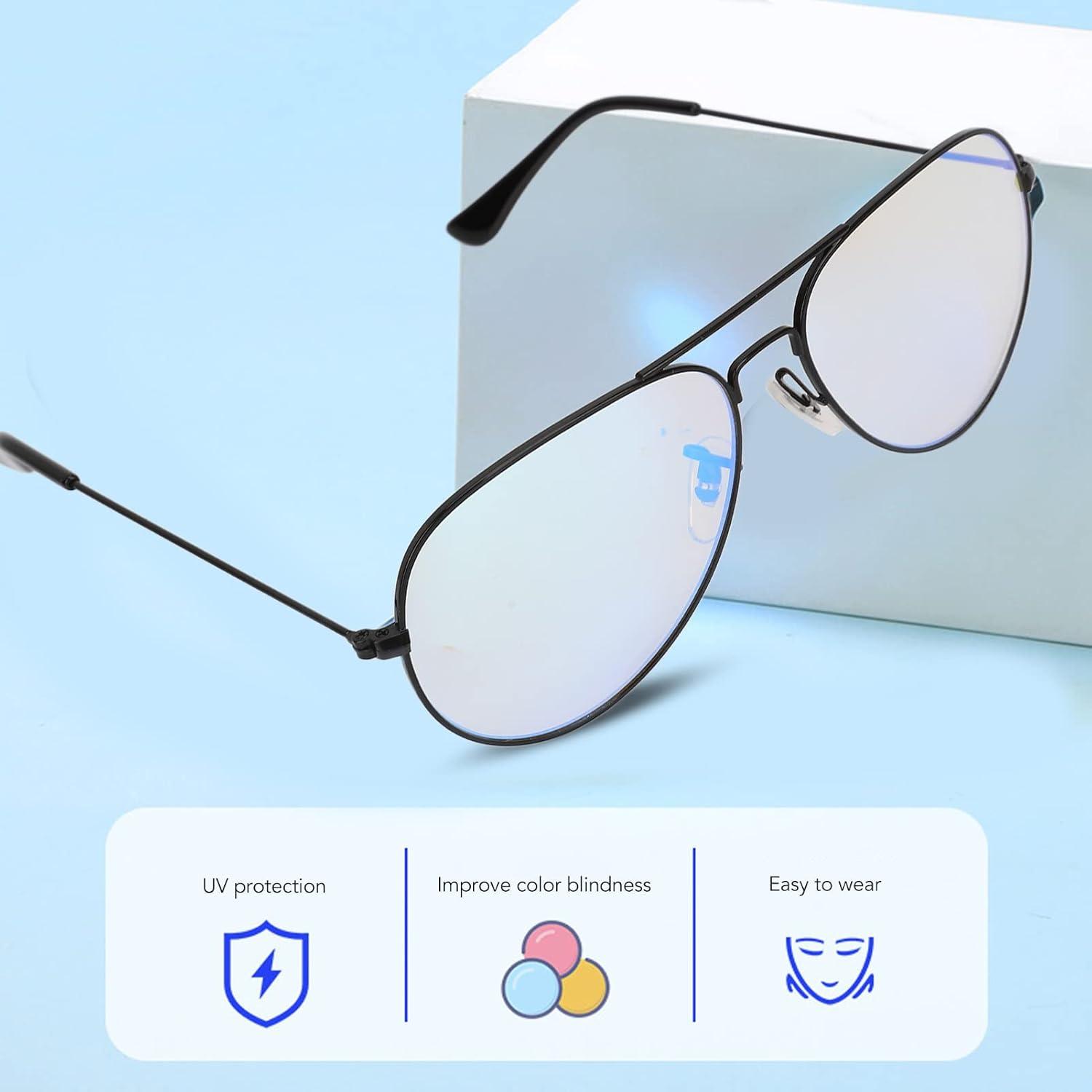 Red Green Color Correction Glasses for Color Blindness - Fashionable ...