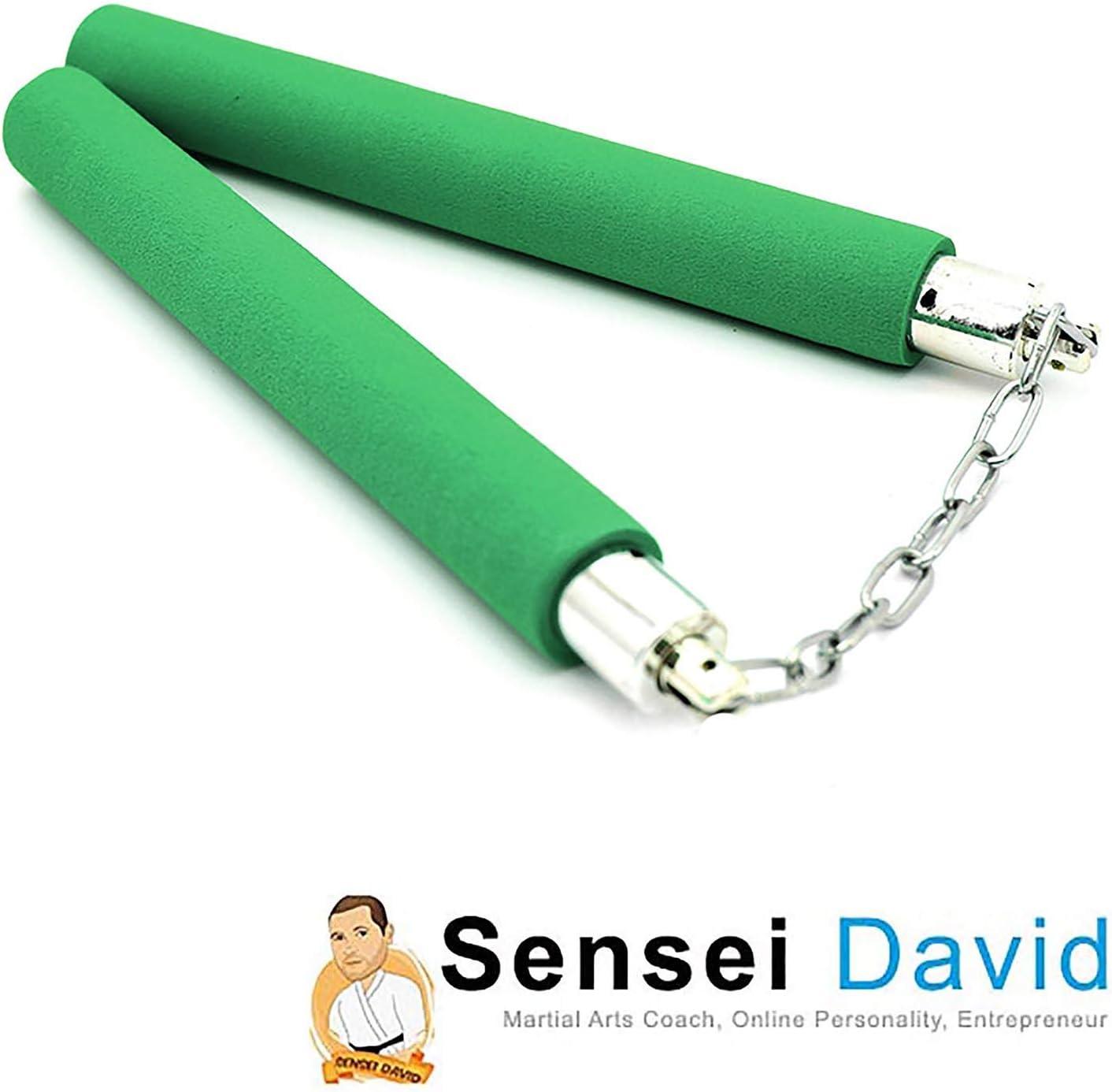 Senshi karate4all Foam Nunchucks/for Practice and Beginner Rubber for ...