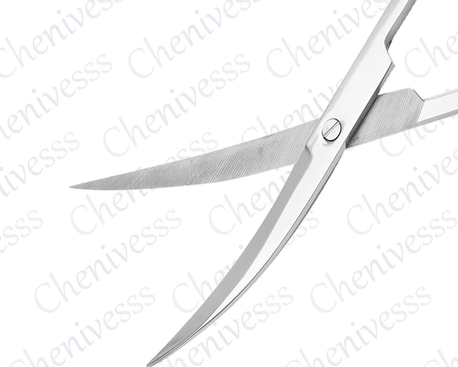 Shop Stainless Steel 25cm Curved Aquarium Plant Scissors - Wave ...
