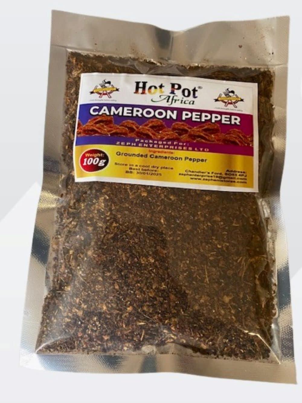 Hot Pot Africa CAMEROON PEPPER - Habanero Ground Smoked & Extra Hot ...