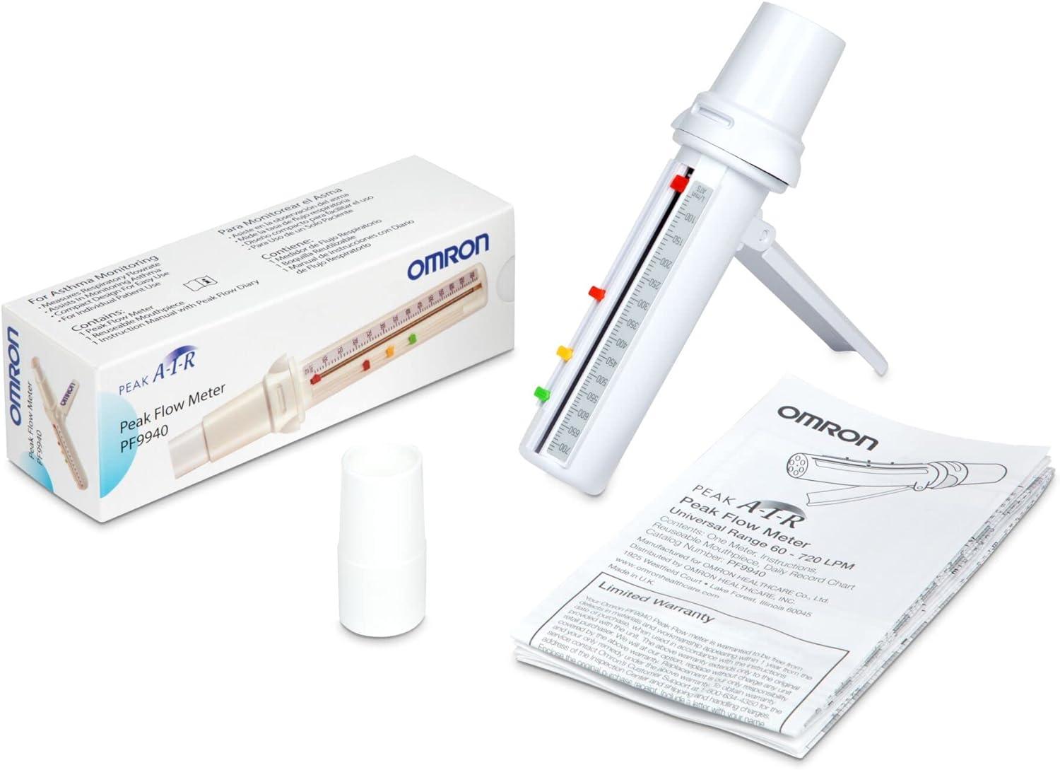 OMRON PeakAir Peak Flow Meter for Children and Adults - Measure Lung ...