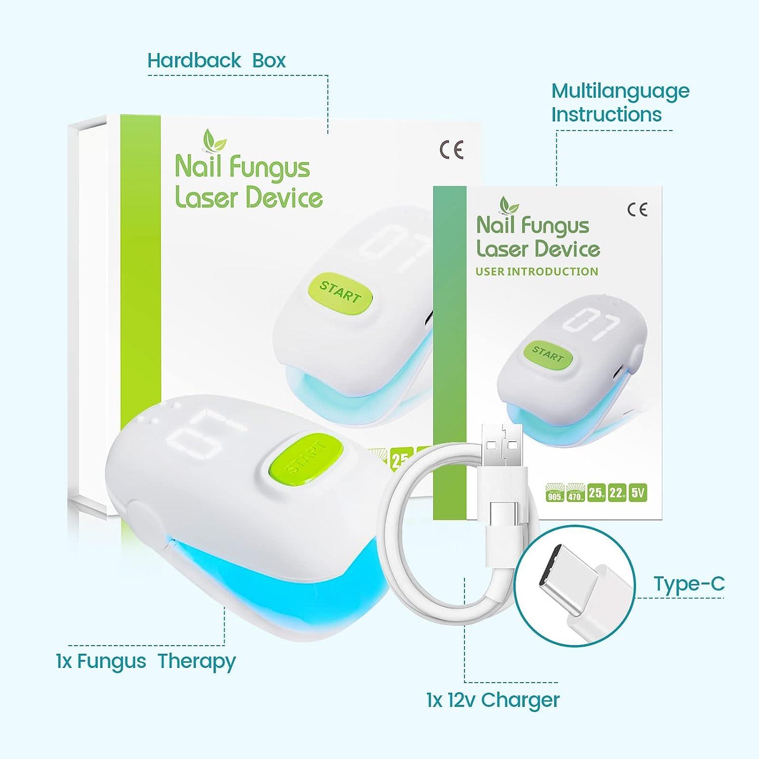 Revolutionary Home-Use Nail Fungus Laser Treatment - Rechargeable ...