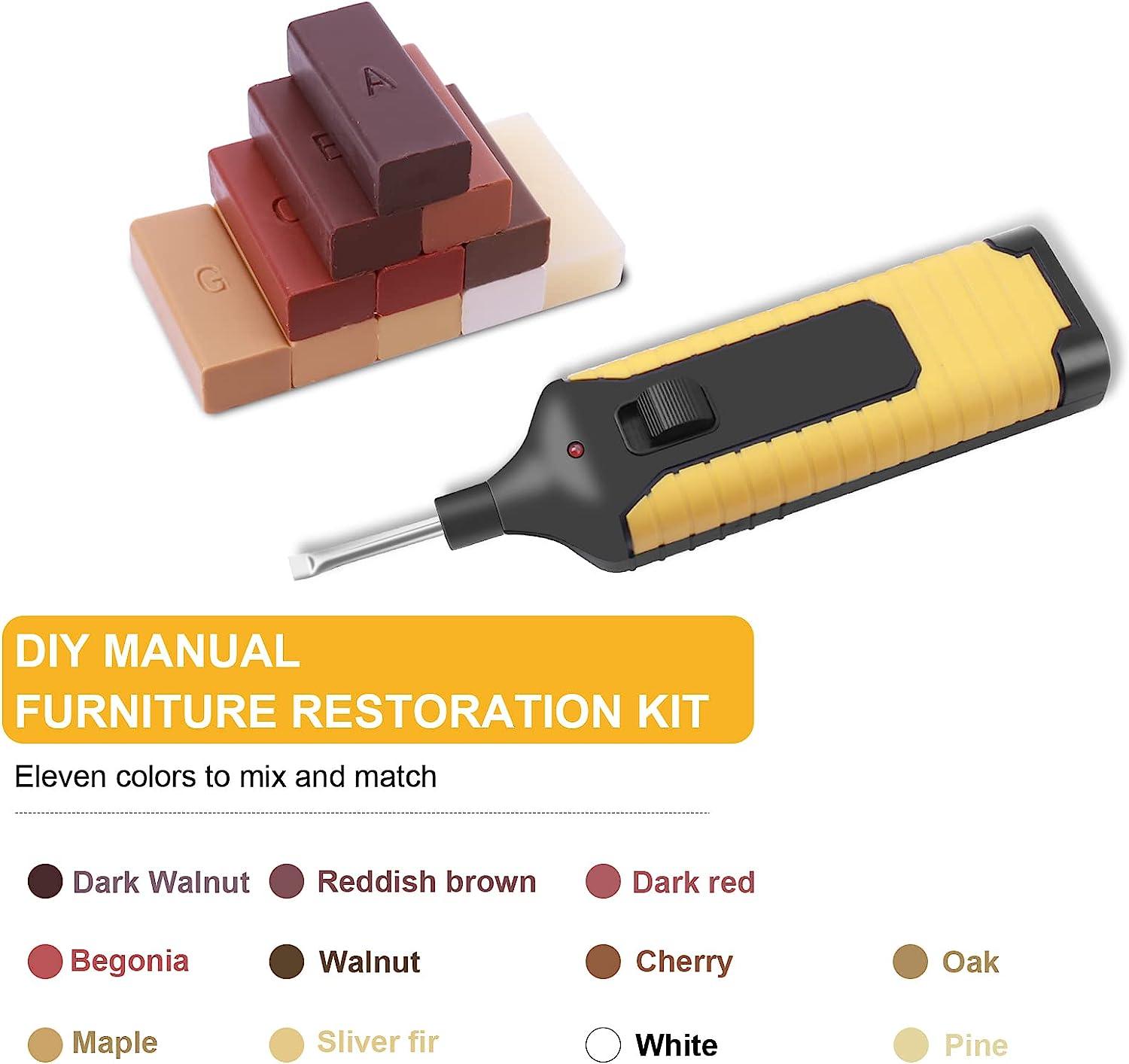 Floor and Furniture Repair Kit Touch Up for Wood Scratches with New ...