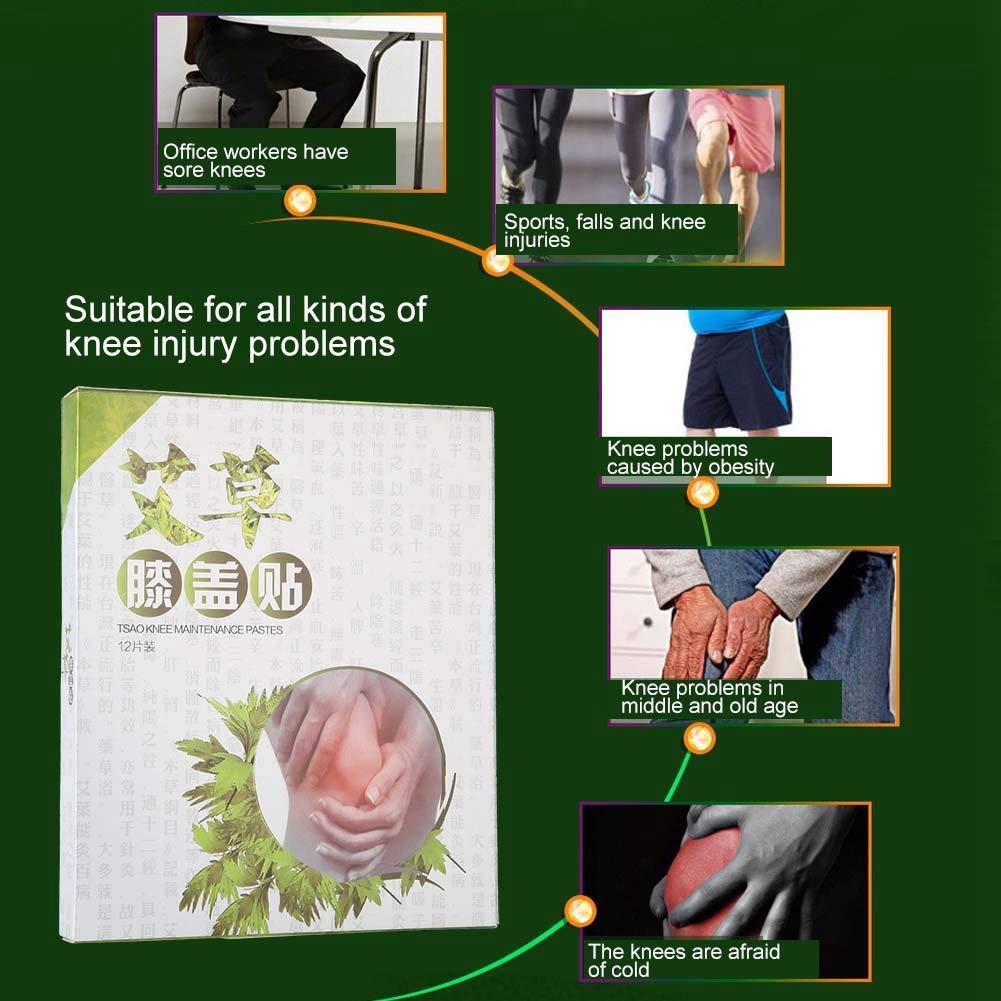 Pain Relief Patches - Self-Heating Moxibustion Stickers for Knee Pain ...