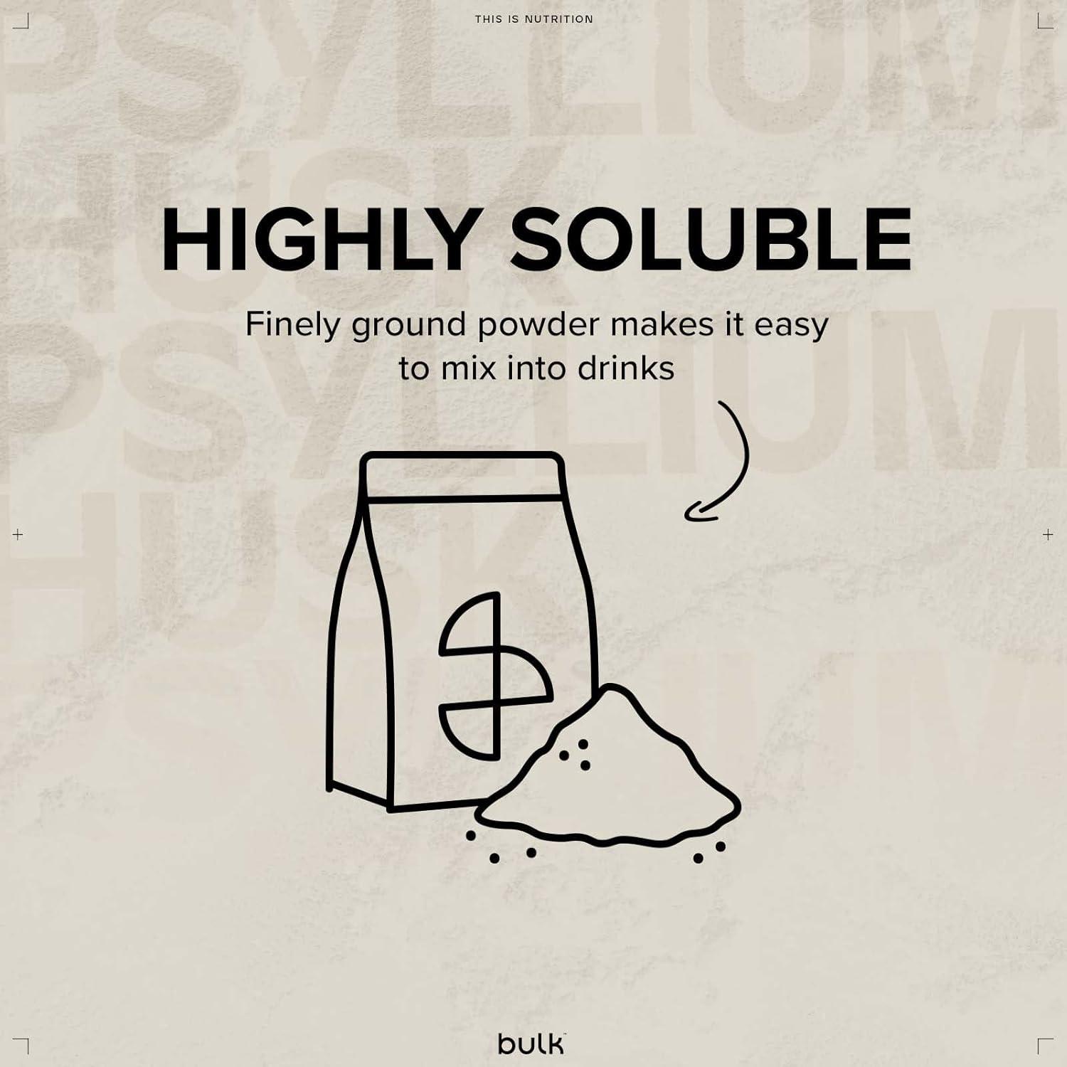 Bulk Pure Psyllium Husk Powder High in Fibre 1 kg Packaging May Vary ...