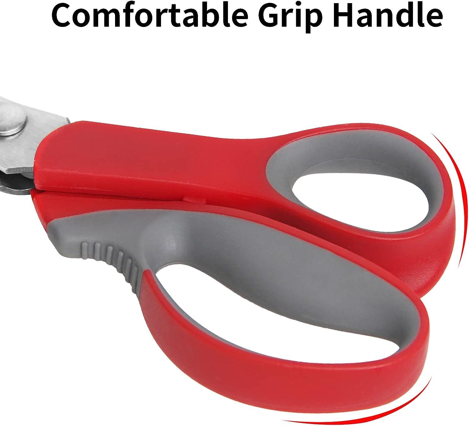 Ohtomber 9 Pinking Shears Craft Scissors - Stainless Steel Fabric ...