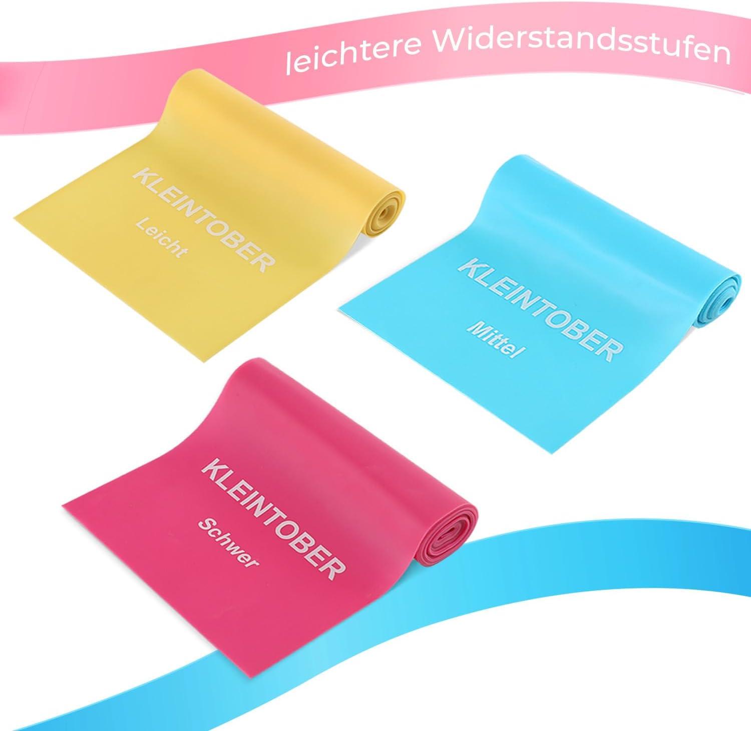 Kleintober Fitness Bands | Light Resistance Bands for Kids Teens ...