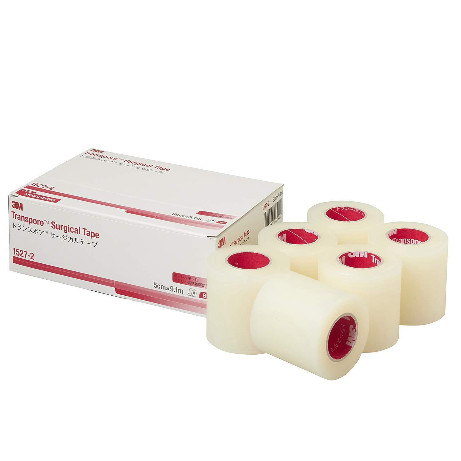 3M Transpore Surgical Tape 2 x 10 yds - 6 Rolls | Pack of 1 | Buy Now ...