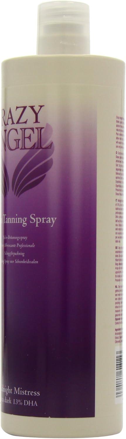 Crazy Angel Salon Tanning Spray Midnight Mistress Extra Dark 13% DHA ...