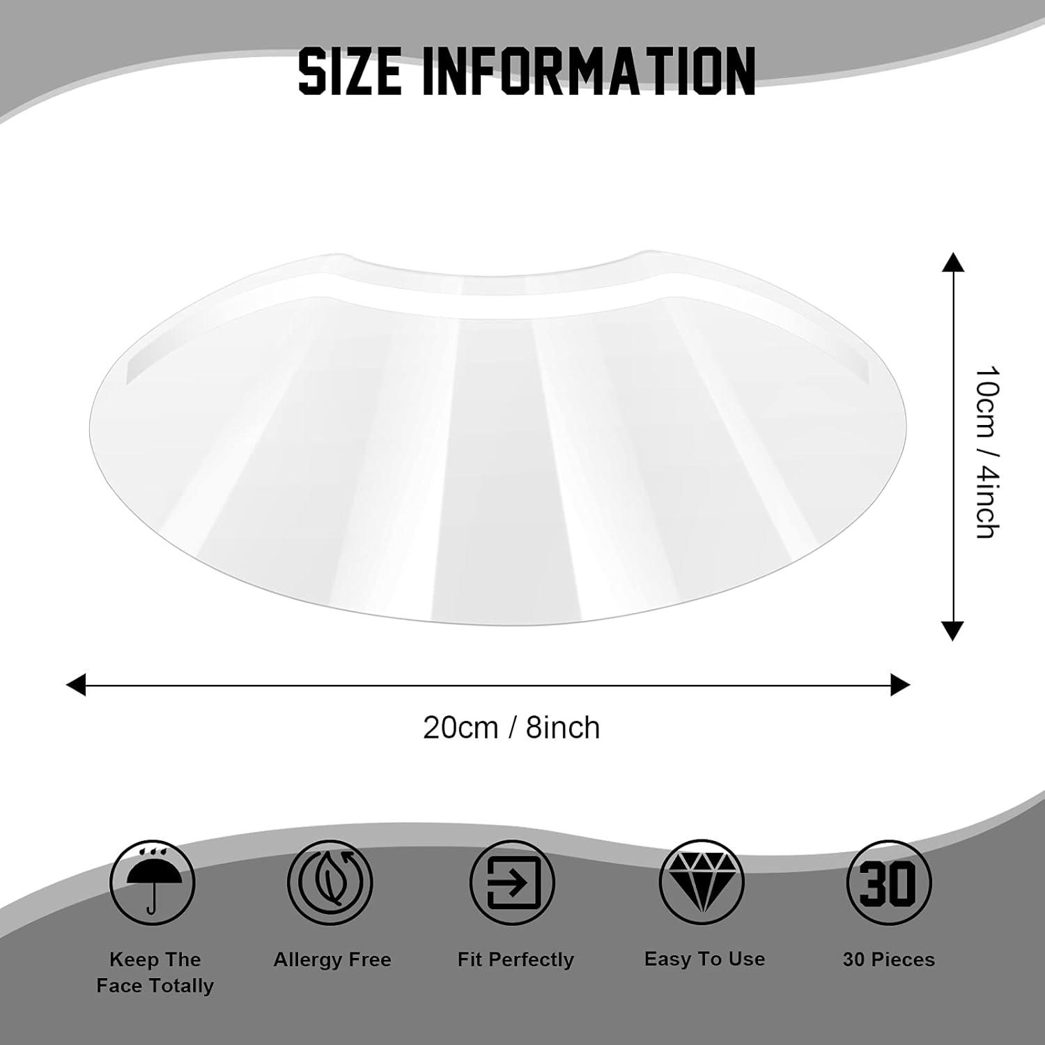 Clear Face Visor for Microblading Makeup Eyelash Extensions - 30 Soft ...